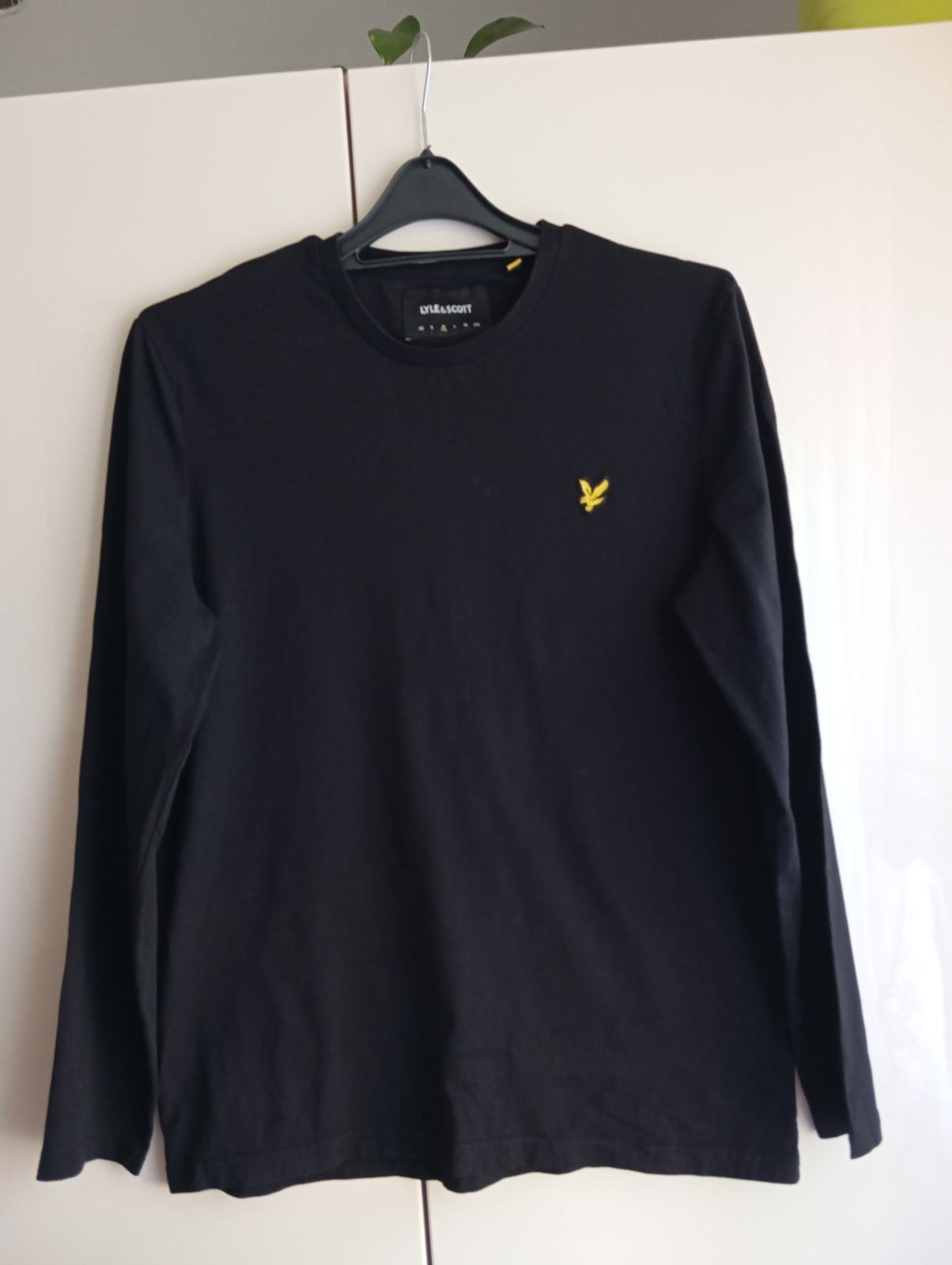 LYLE & SCOTT NOVA ČRNA BOMBAŽNA MAJCA M