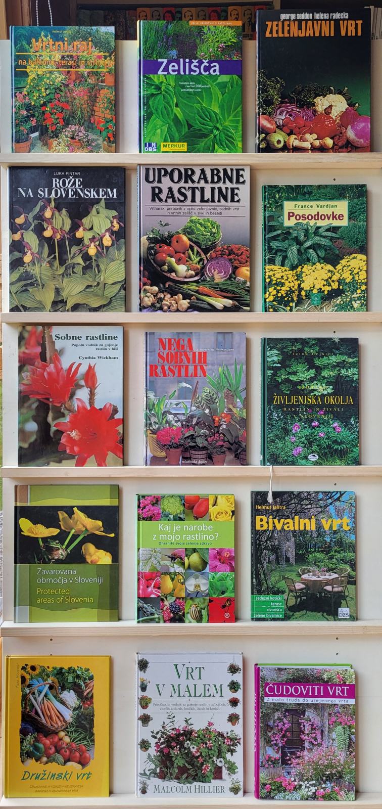 KNJIGE O VRTU, UREJANJE VRTA, VRTNARJENJE, VSE ZA VRT