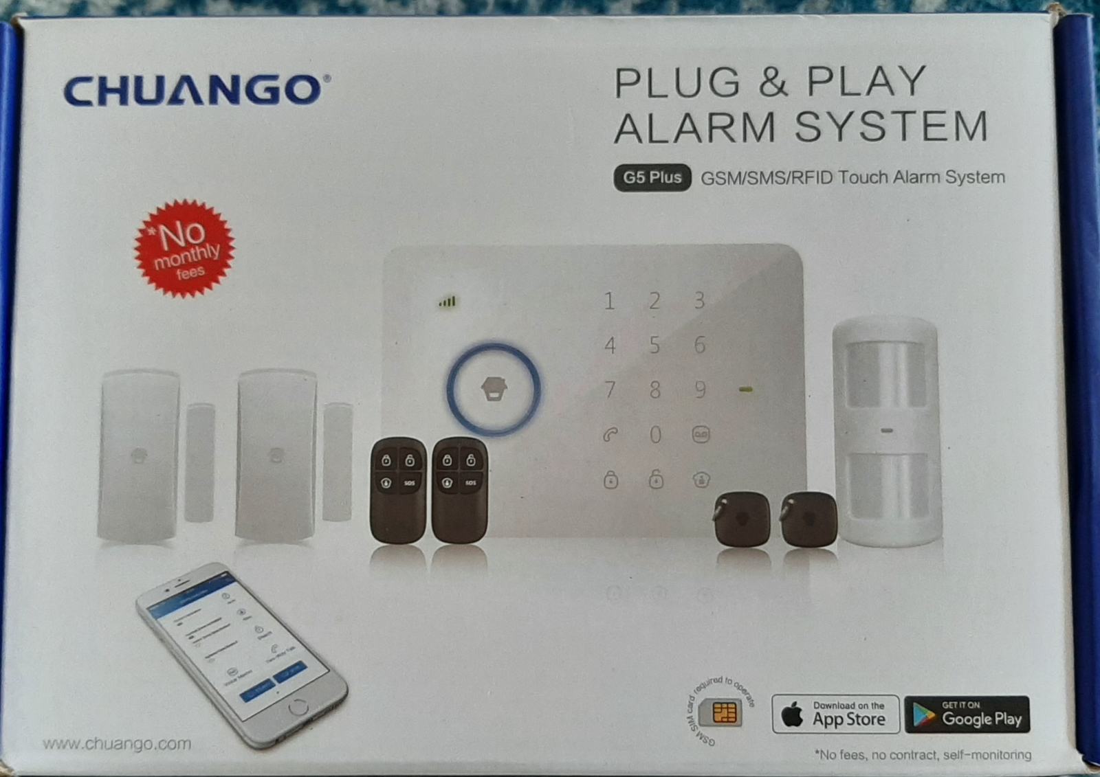 2x Chuango alarm sistem G5 plus