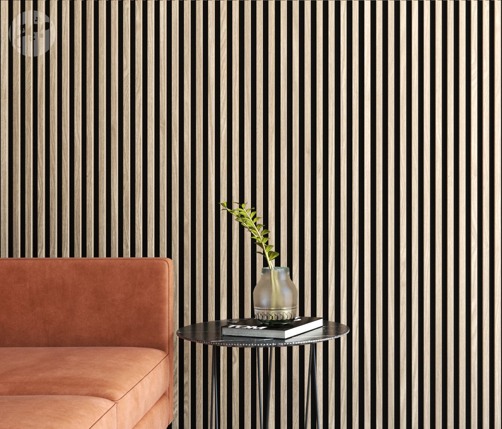 Leseni akustični paneli, dekorativne lamele, dekorativni paneli hrast