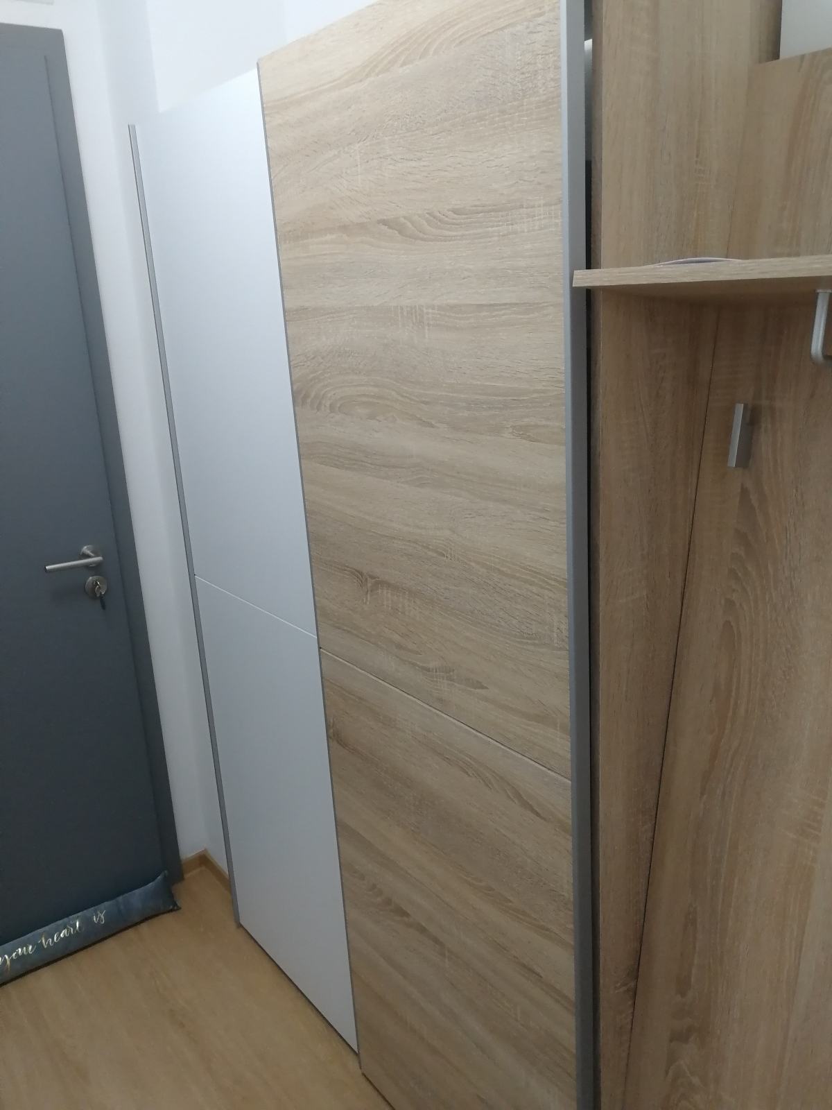 Drsna ozka omara+predsoba sonoma hrast oboje 95€