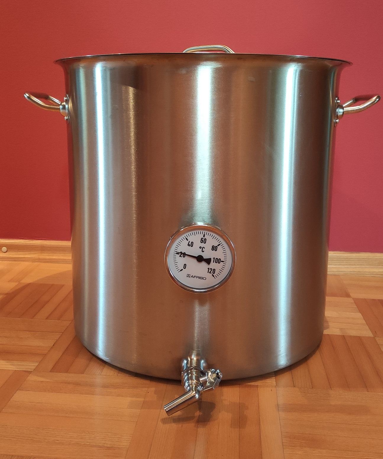 Inox lonec 50l s termostatom, pipico in filtrom