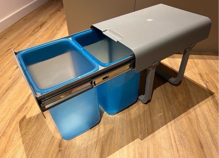 Izvlečni koši, Ekotech Ekko 2x16 L, FRONT40
