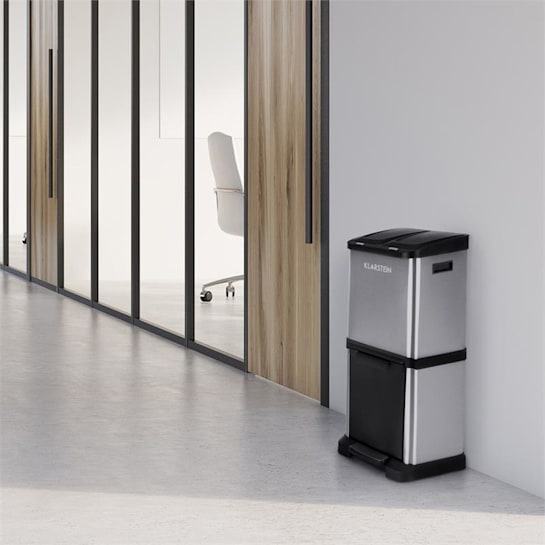 Klarstein OKOSYSTEM KOŠ ZA LOČEVANJE ODPADKOV 30 L (1 X15 L, 2X7,5 L)