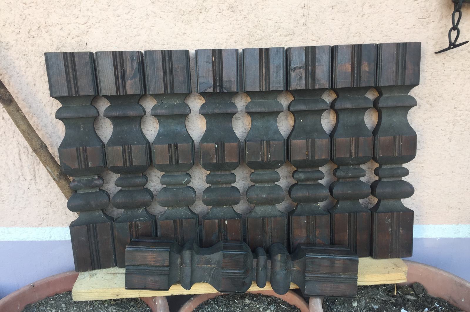 Lesene dile/ elementi za ograjo