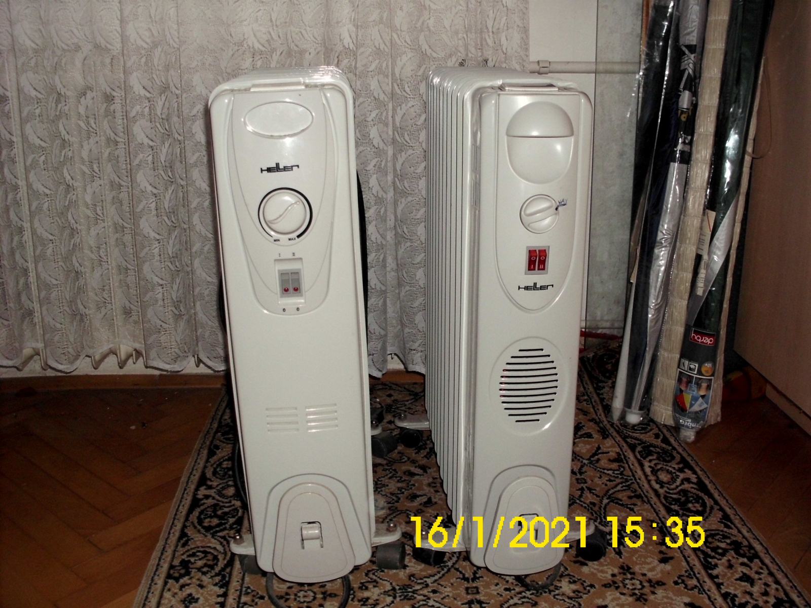 OLJNI RADIATOR HELLER - 11 reber 2 komada