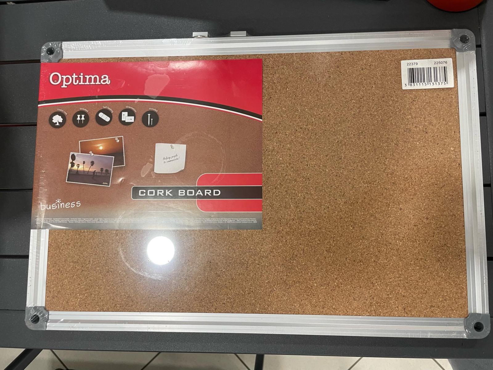 Optima plutovinasta tabla 30 x 45, alu okvir