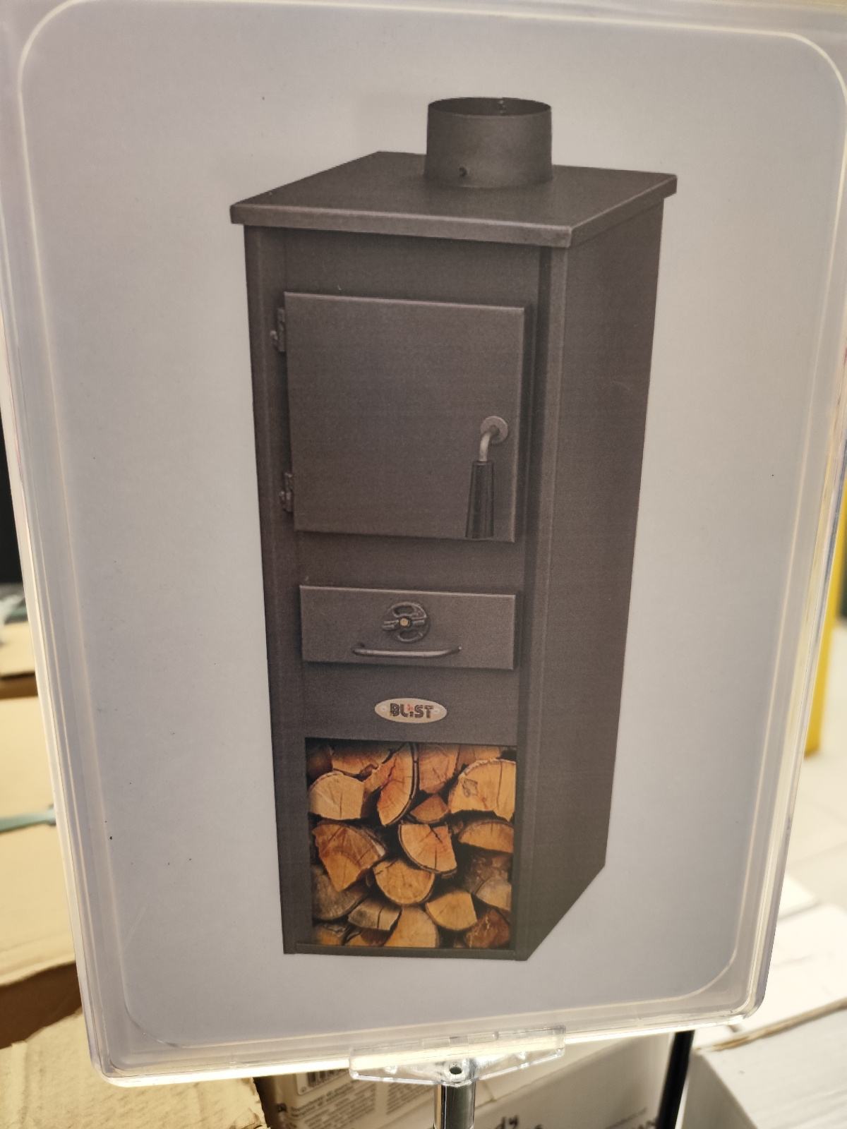 Peč na drva trda goriva novo