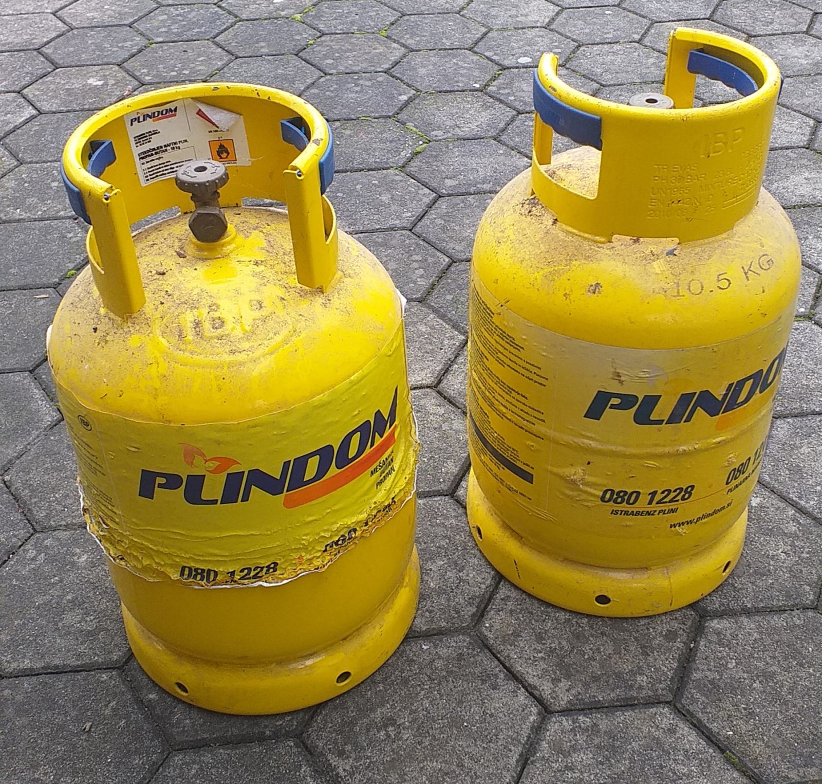 Plinska jeklenka - PRAZNA - 10kg