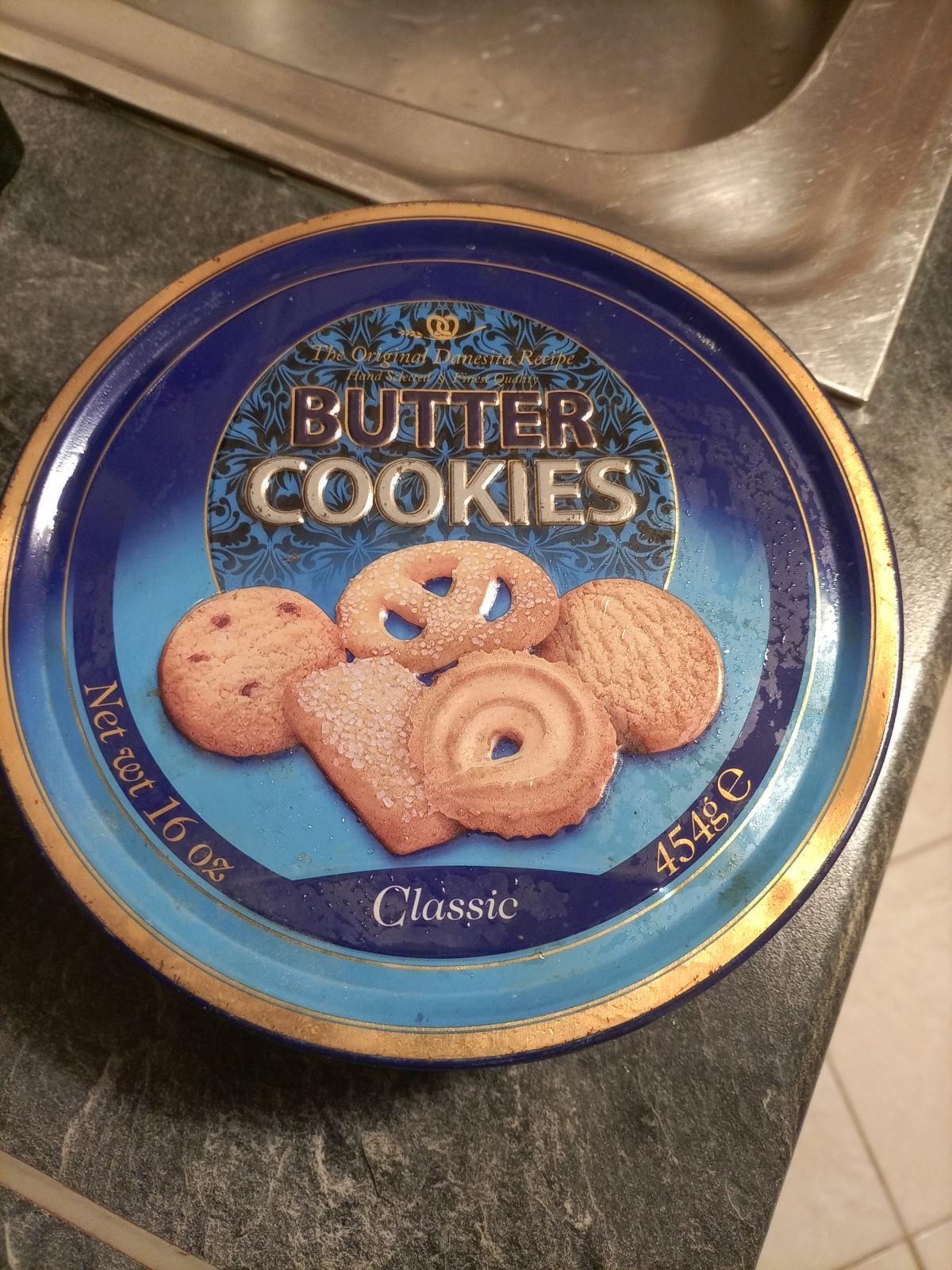 Škatla za pecivo piškote