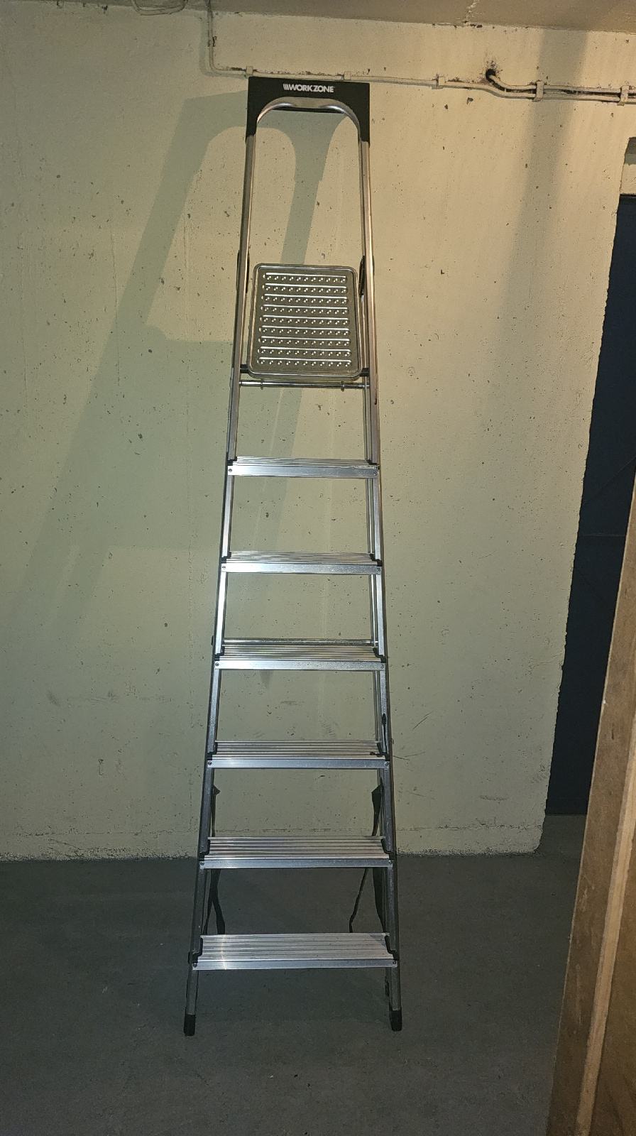 Workzone ALU lestev s 7 klini
