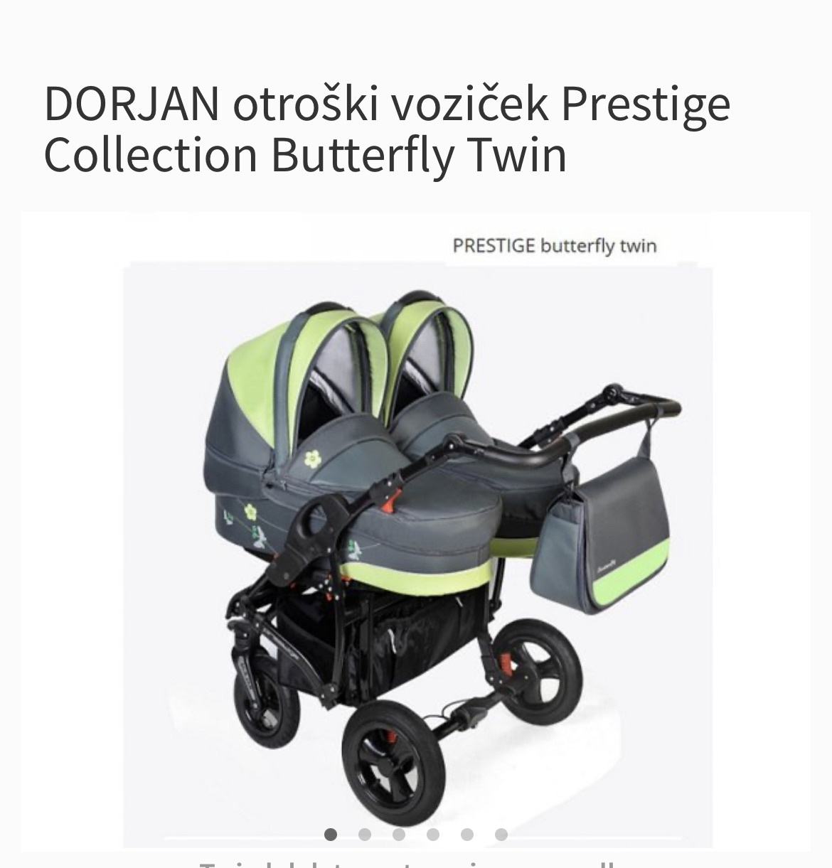 Vozicek za dvojcke Dorjan