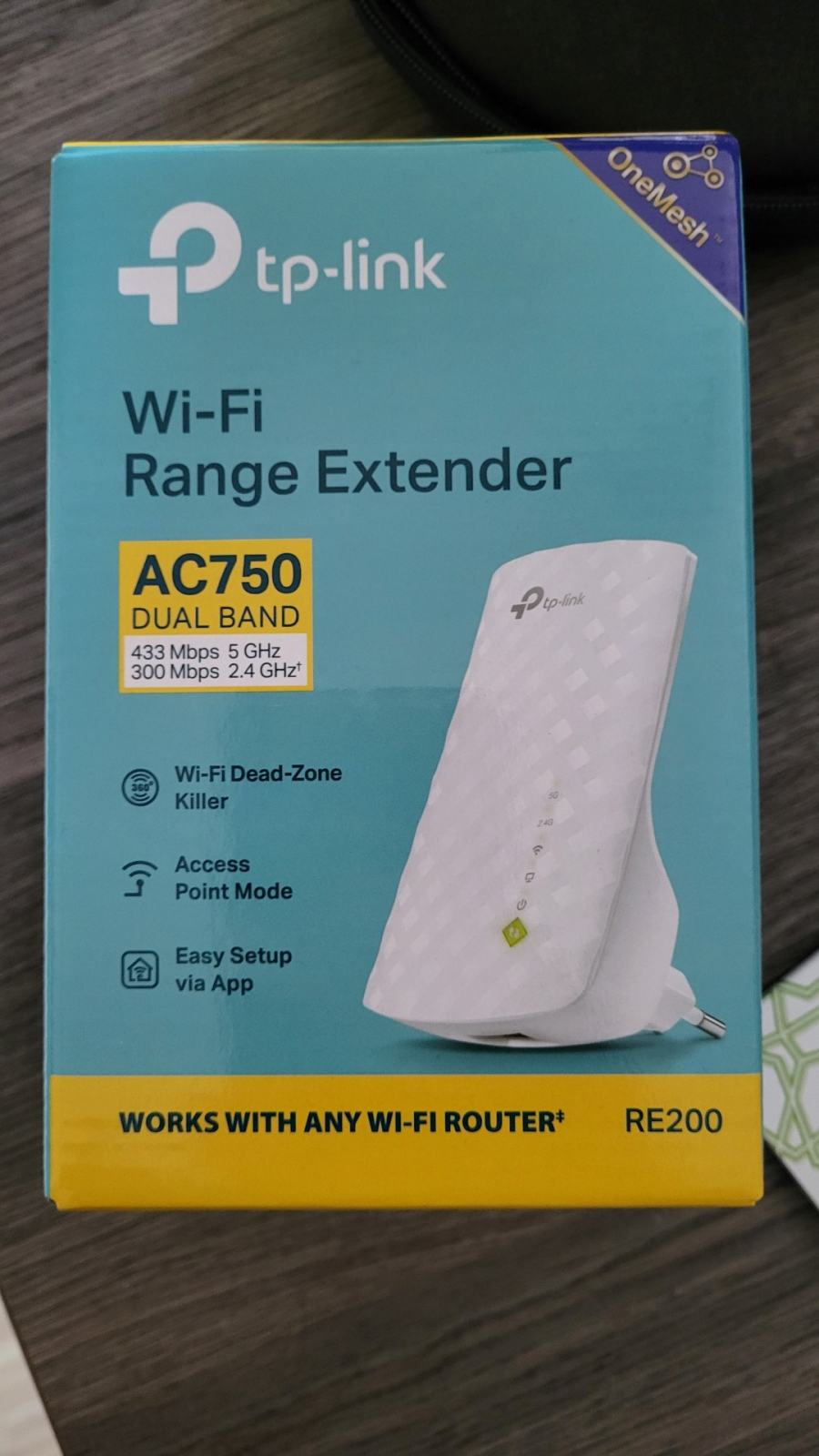 TP-link RE200 AC750 wifi range extender - nerabljen