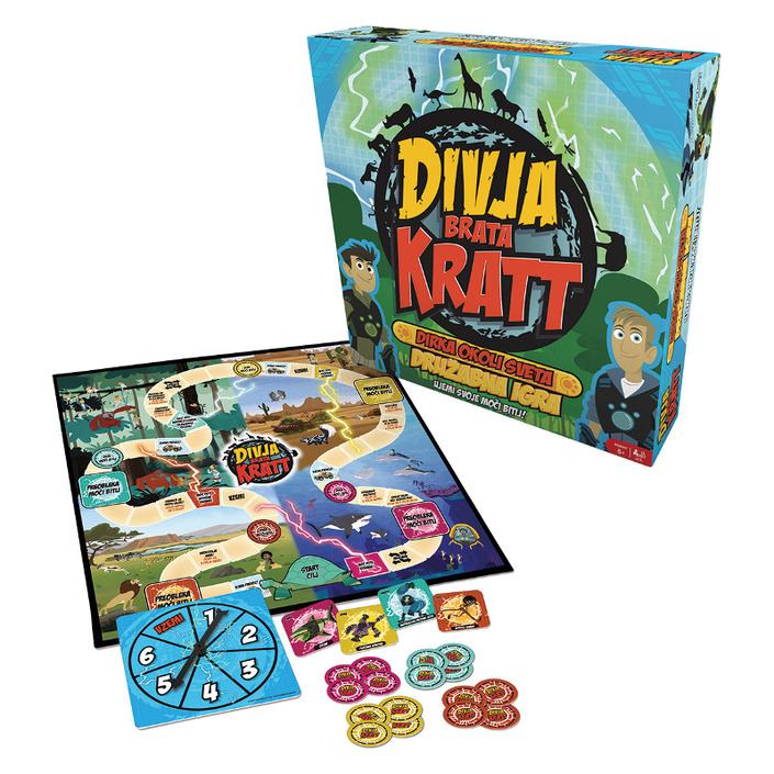 Divja brata Kratt - zabavna družabna igra
