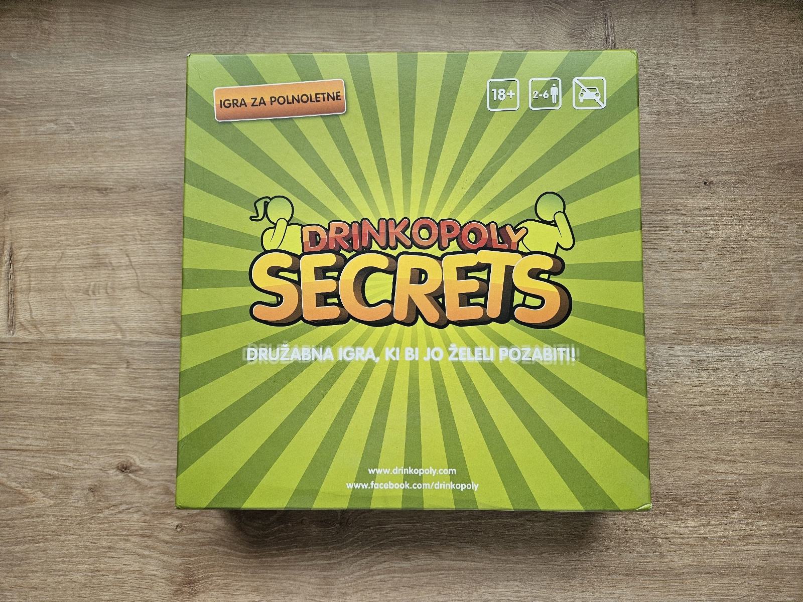Drinkopoly Secrets namizna igra