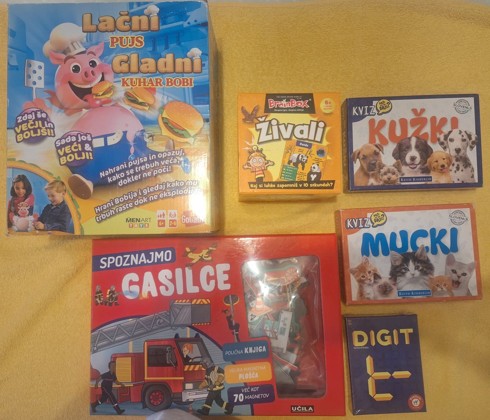 Igre,sestavljanke,knjige