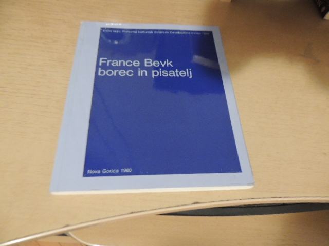 FRANCE BEVK, BOREC IN PISATELJ J. VIDMAR PLENUM KULTURNIH DELAVCEV OF