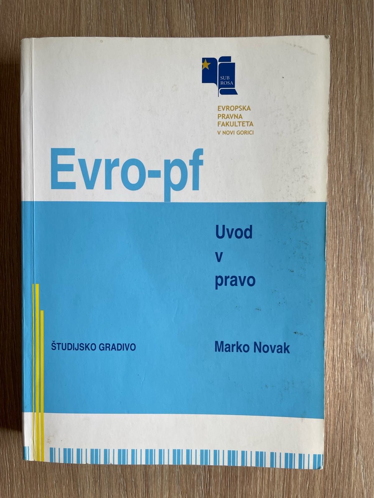 Marko Novak: Uvod v pravo