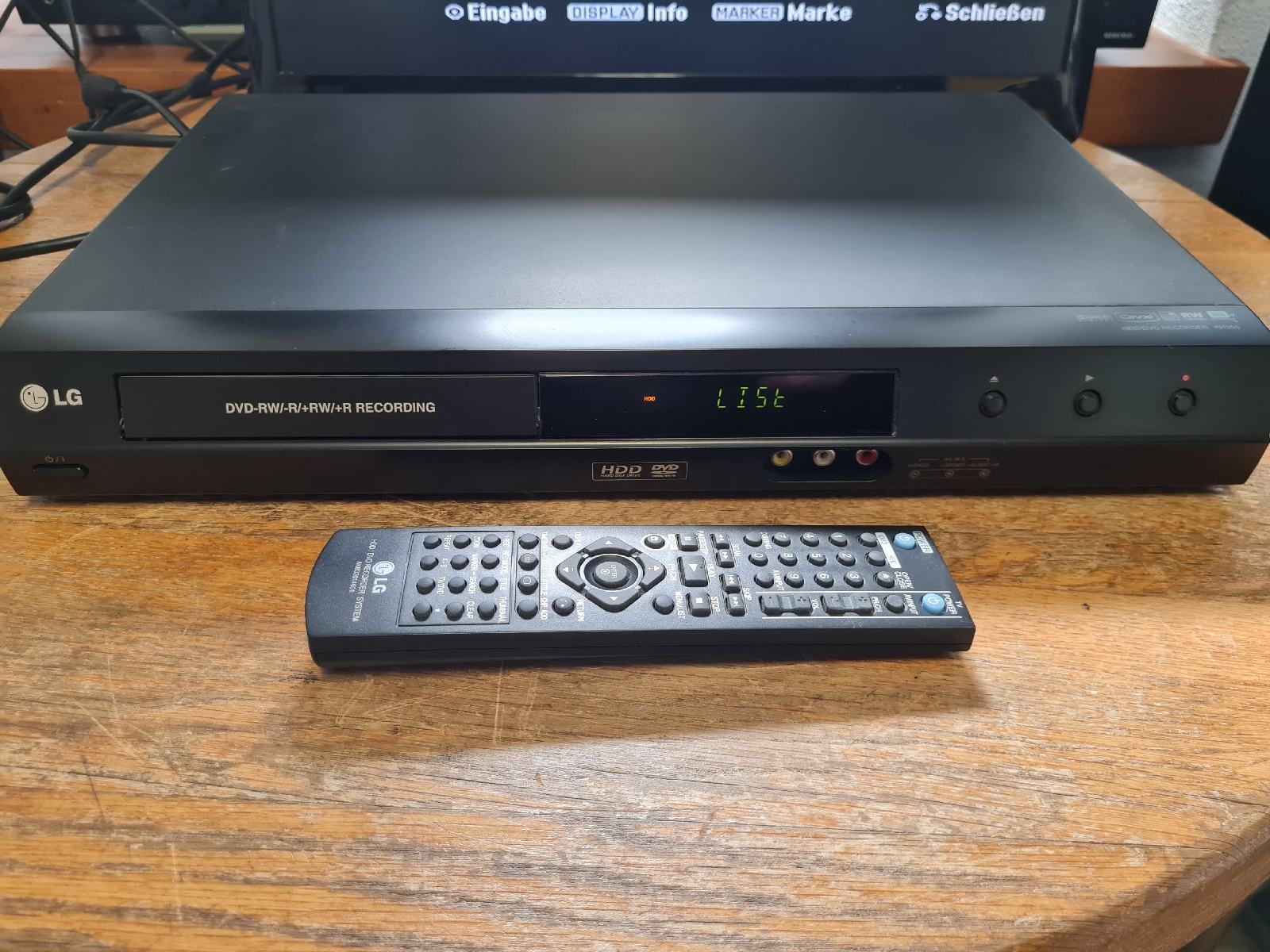 LG RH265, HDD (80GB) / DVD player/ recorder