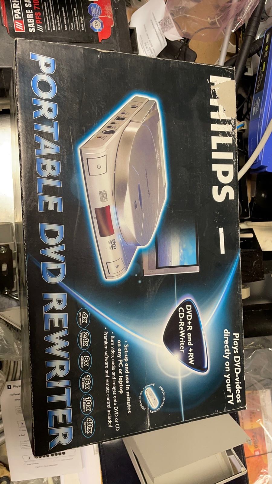 philips jackrabbitdvd predvajalnik in snemalnik - prenosni