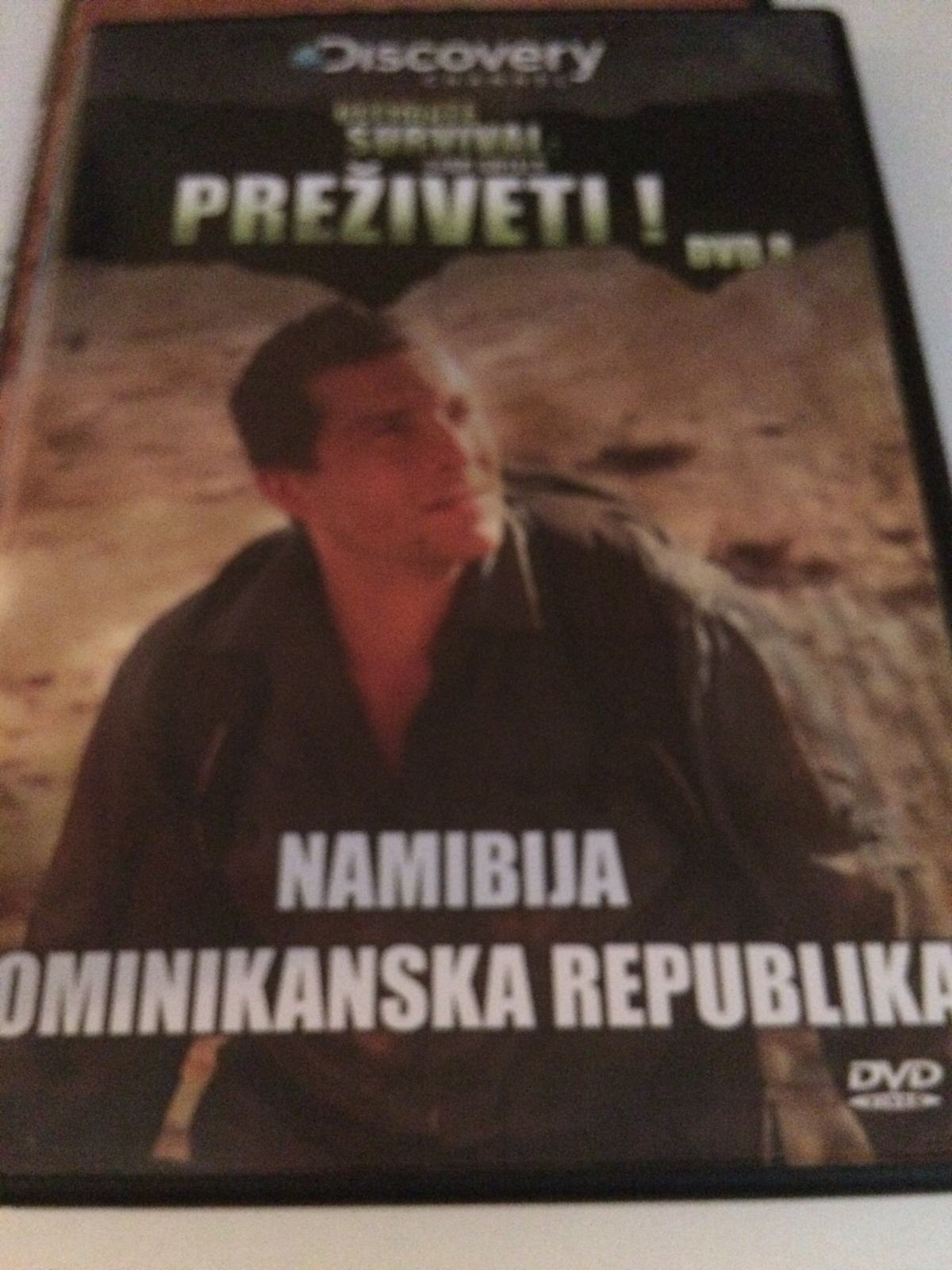 Discovery Channel: preživeti. namibija in dominikanska republika DVD