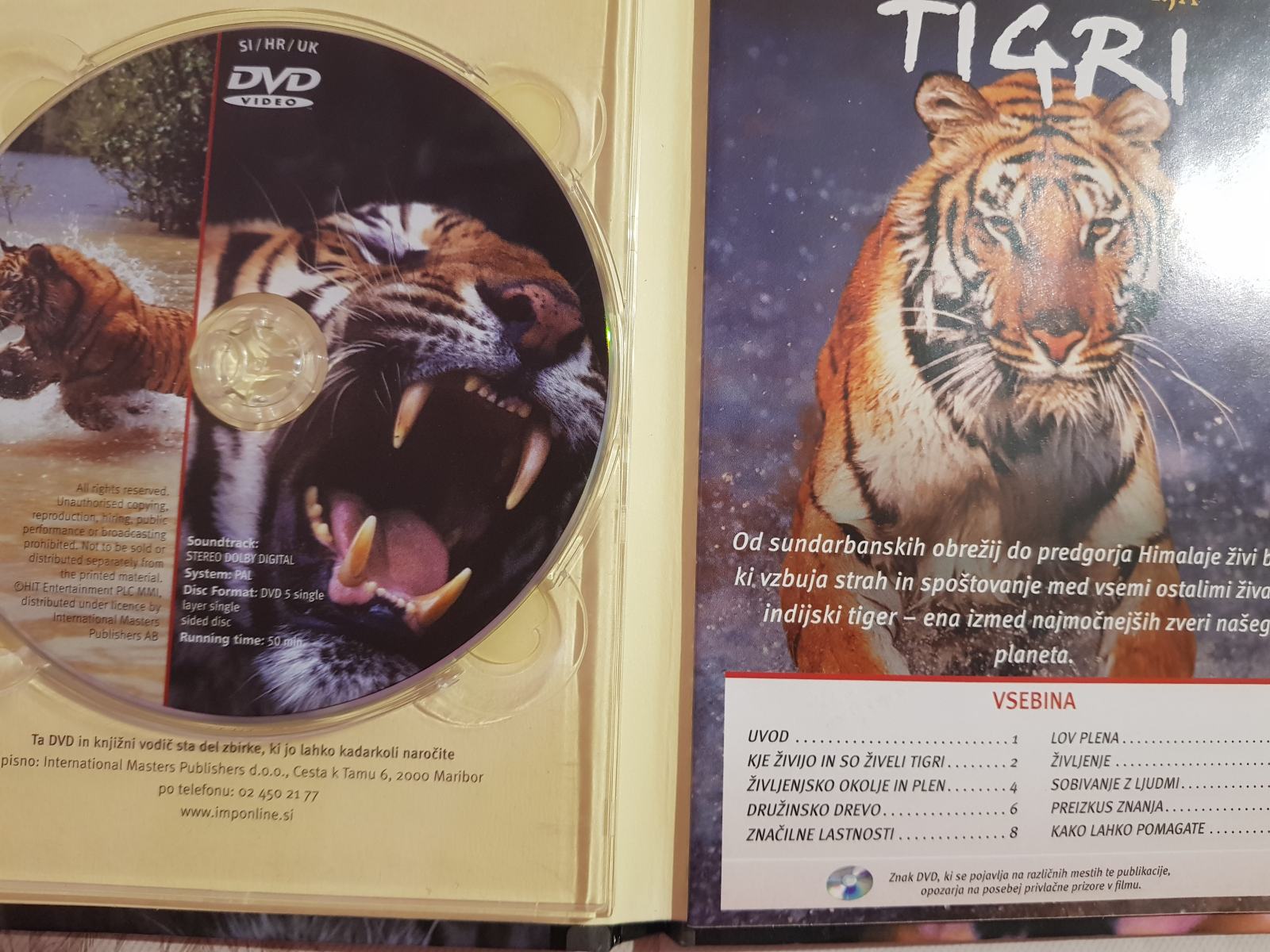 DVD Video TIGER v originalni embalaži (kot NOVO)