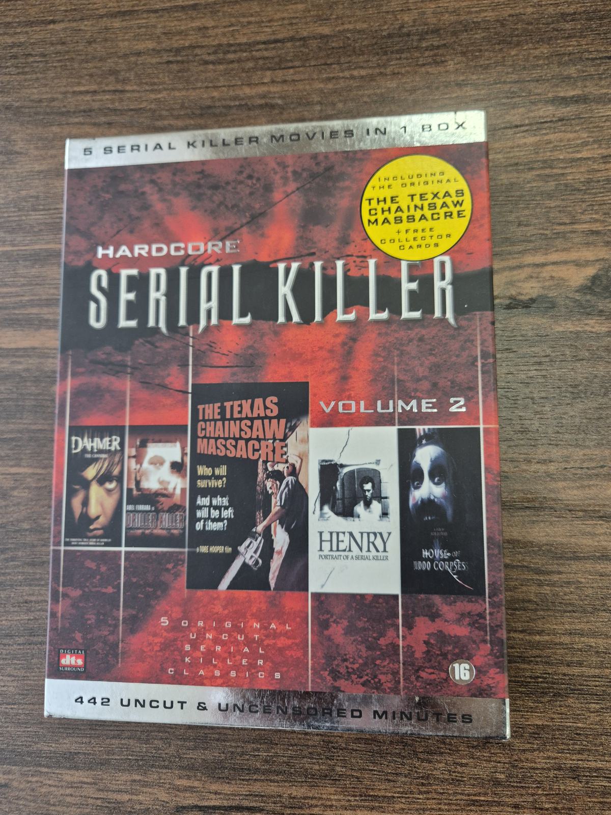 Hardcore serial killer, Vol. 2, 5 DVD box set
