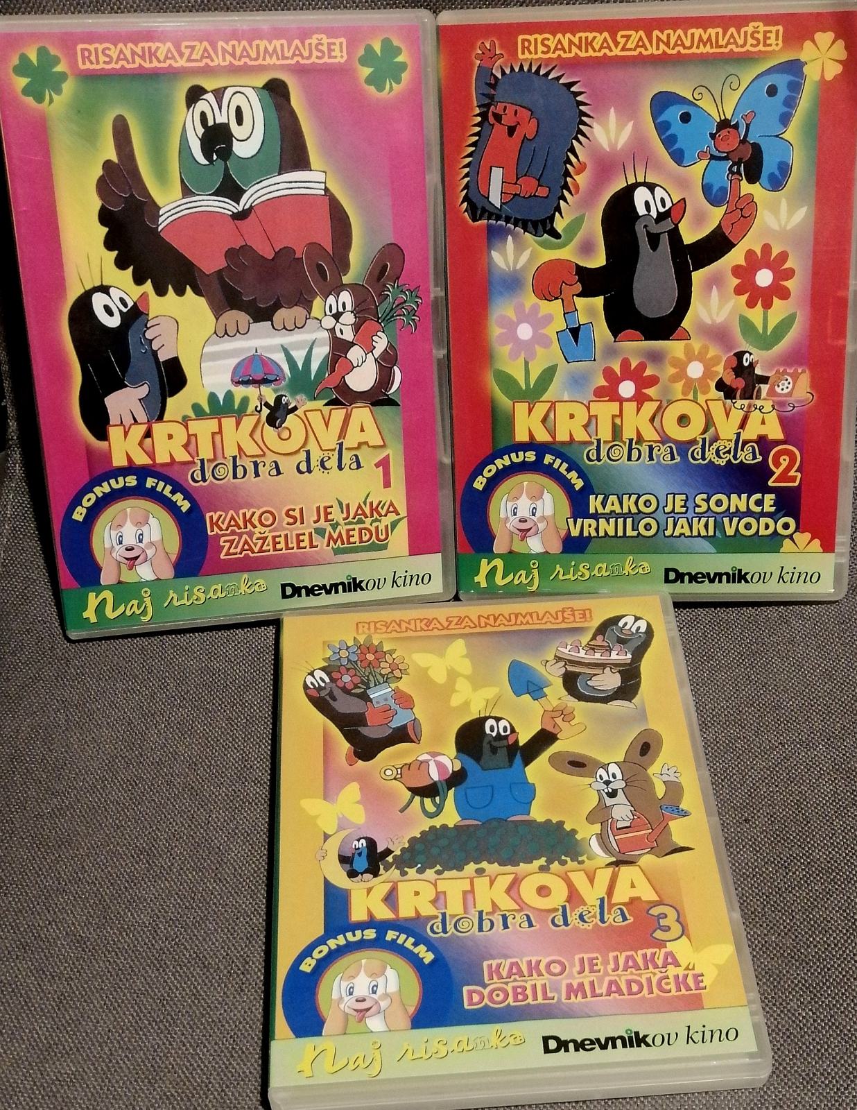 KRTEK - Krtkova dobra dela 1, 2, 3 (27 klasičnih risank)