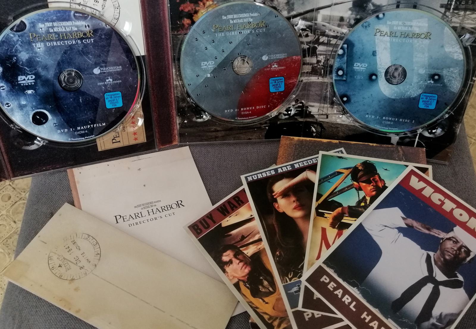 Pearl Harbor (2001, Directors Cut), 3xDVD Collectors box set