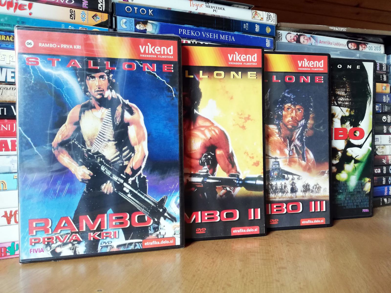 Rambo I-IV (1982-2008) (1/4 ŠE ZAPAKIRANO)