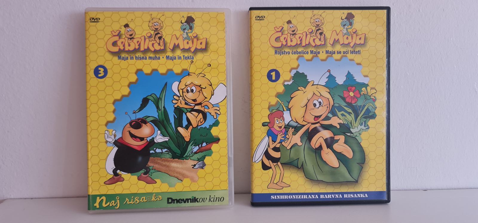 RISANKA DVD Čebelica Maja - komplet 2 DVDjev