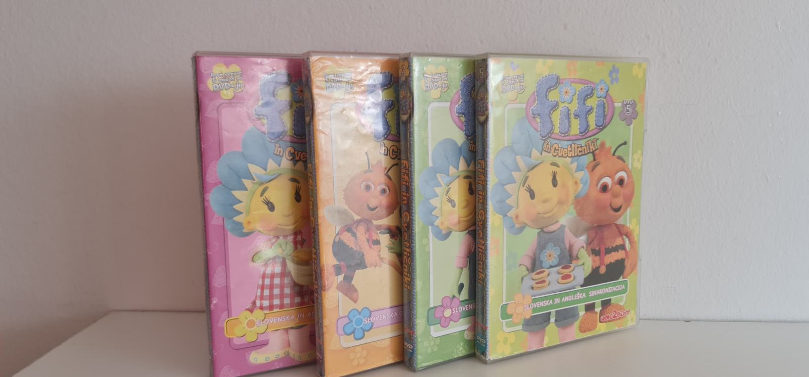 RISANKA DVD FIFI IN CVETLIČNIKI - komplet dvdjev