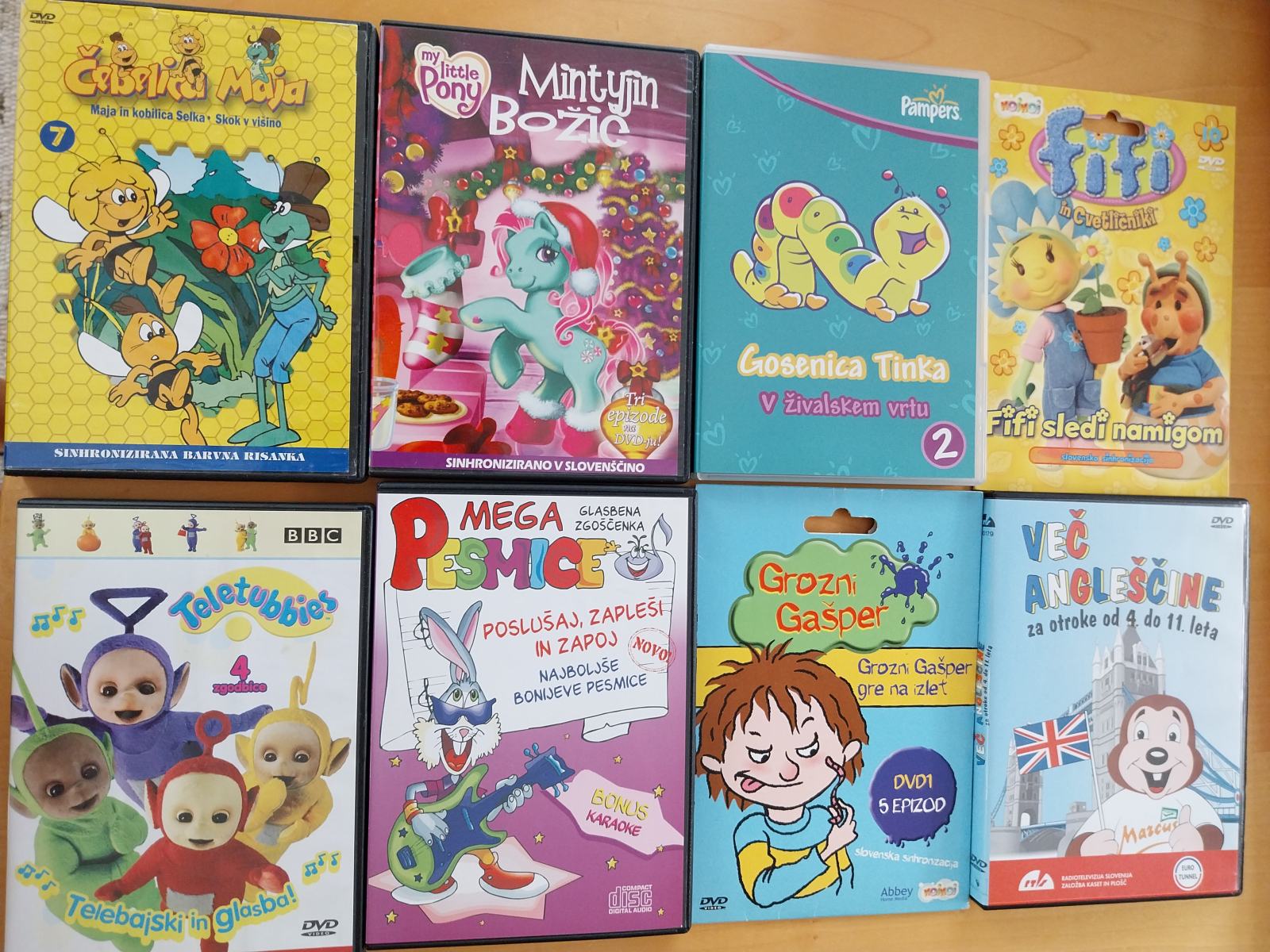 DVD risanke ČEBELICA MAJA sinhronizirano v Slovenščino in druge