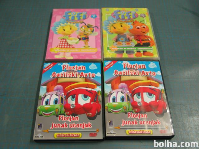 Florjan gasilski avti in Fifi in cvetličniki, DVD Slo sinhro