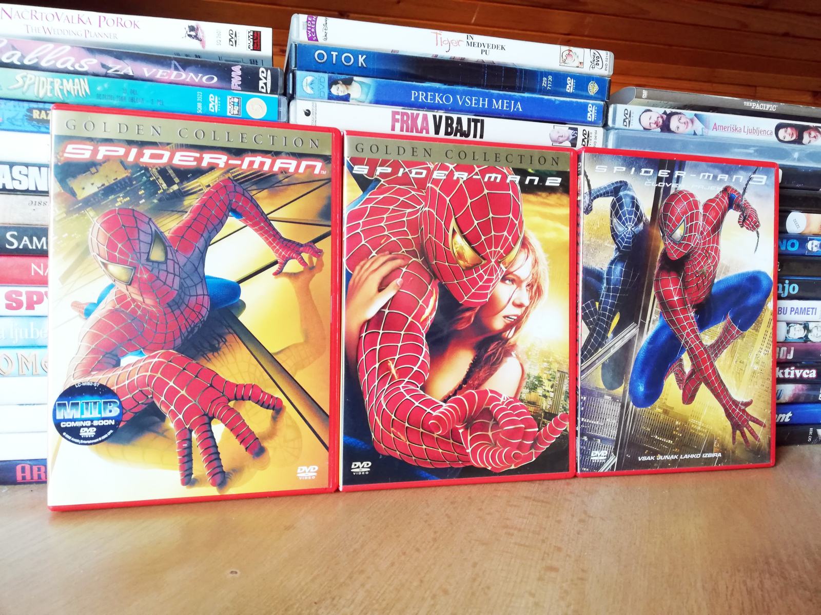 Spider-Man (2002-2007) Dvojne DVD izdaje / Slo. podnapisi + Plakat