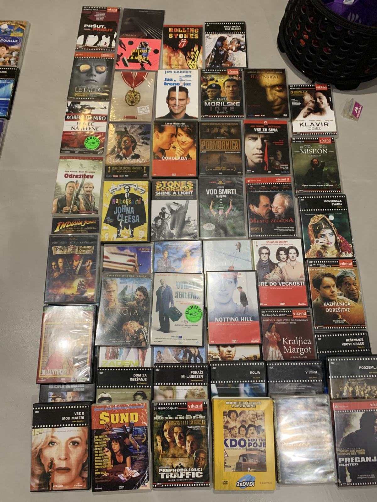 Zbirka DVD filmov