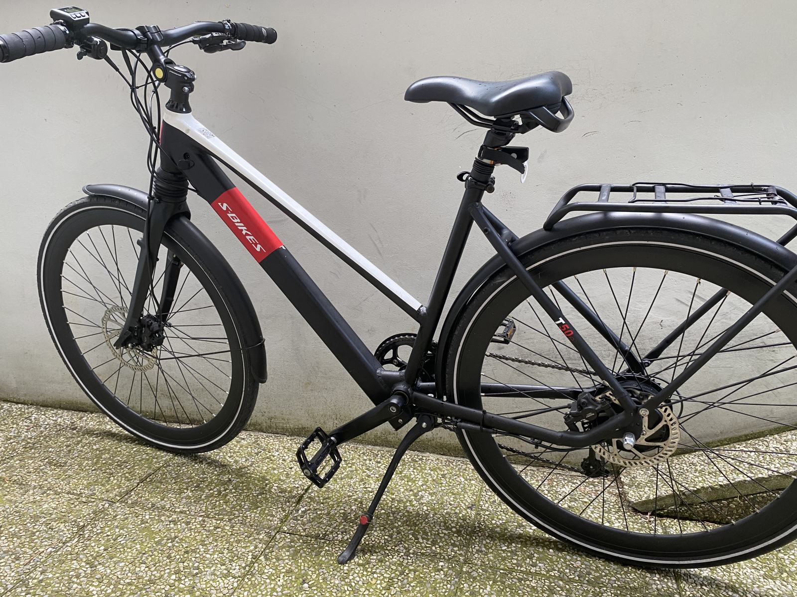 Elektricno kolo S-bikes T 50e treking mosko zensko
