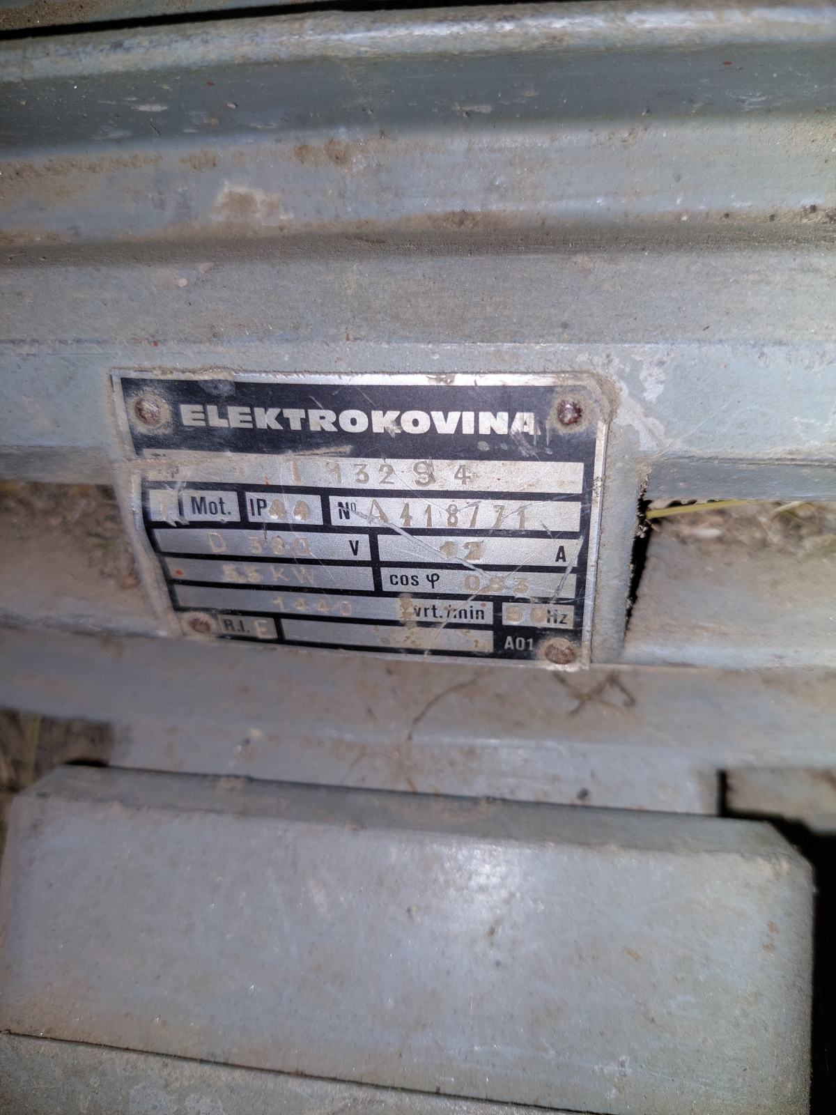 ELEKTRO MOTOR 5,5kW-1440 obr/min