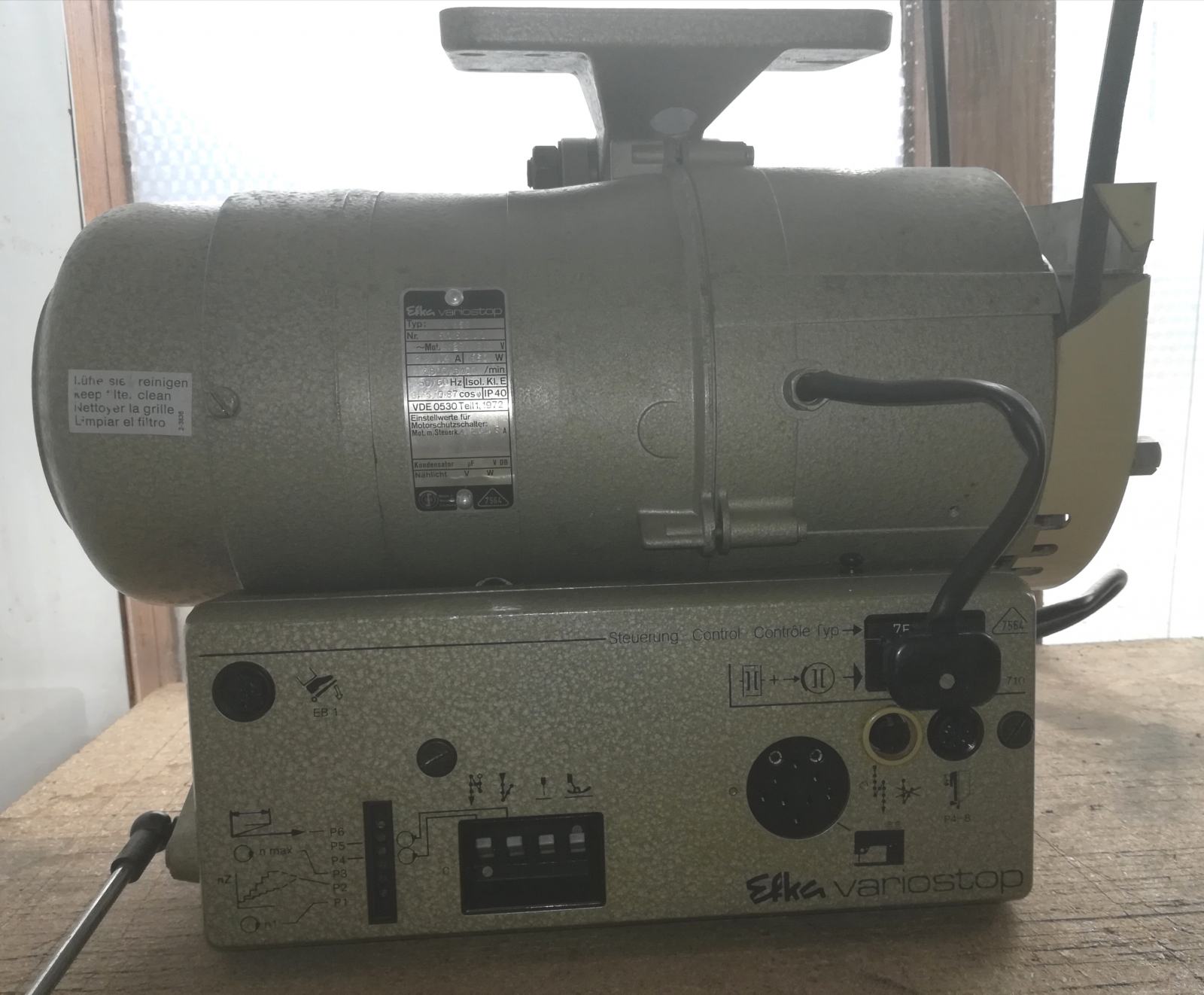 Elektromotor Efka Variostop