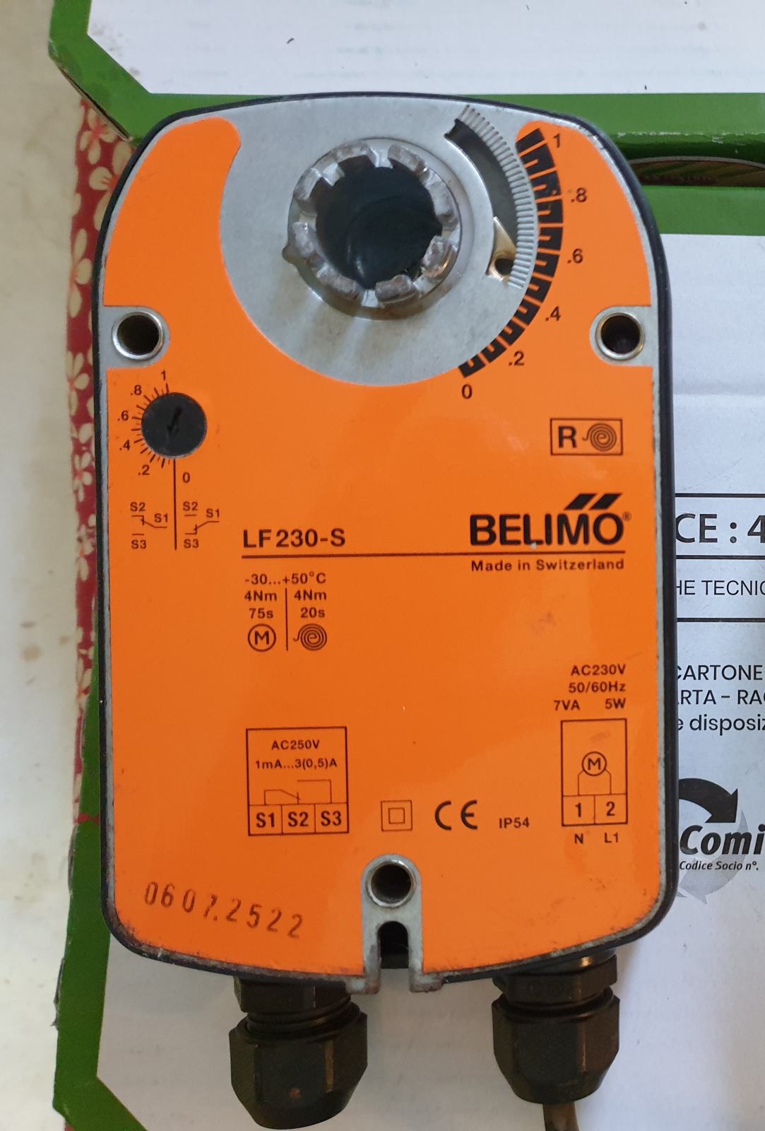 Pogon z varnostno funkcijo BELIMO LF 230-S