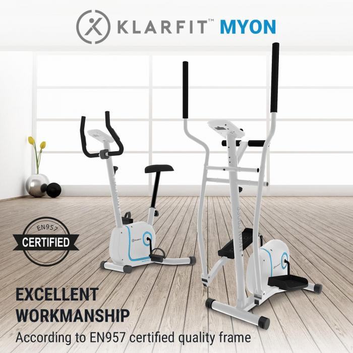 KLARFIT Myon Cross domači trenažer, Bela