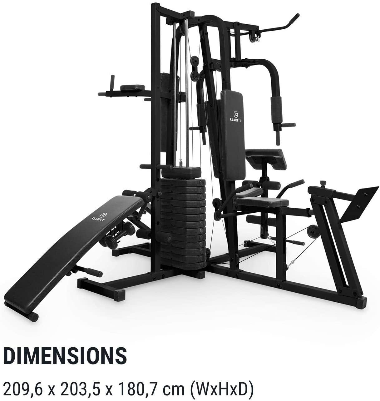 KLARFIT Ultimate Gym 9000 - black