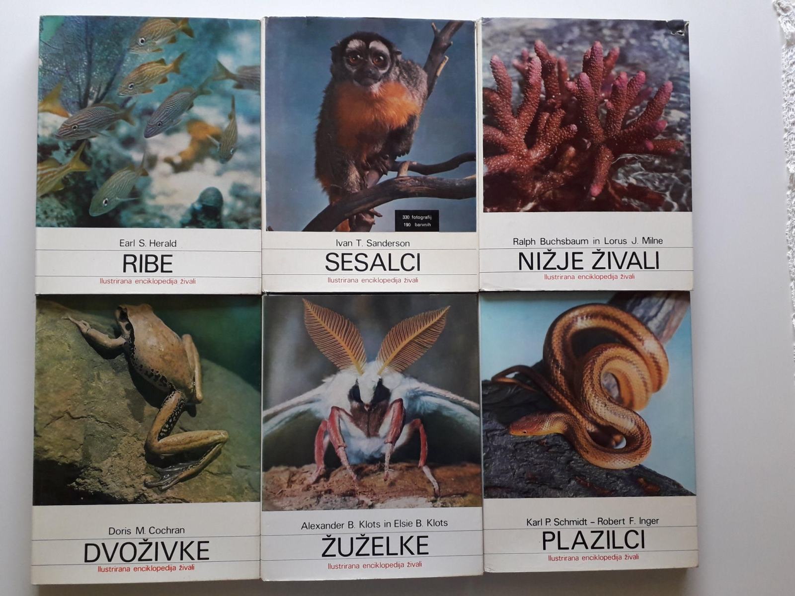 ILUSTRIRANA ENCIKLOPEDIJA ŽIVALI, 6 KNJIG V KOMPLETU
