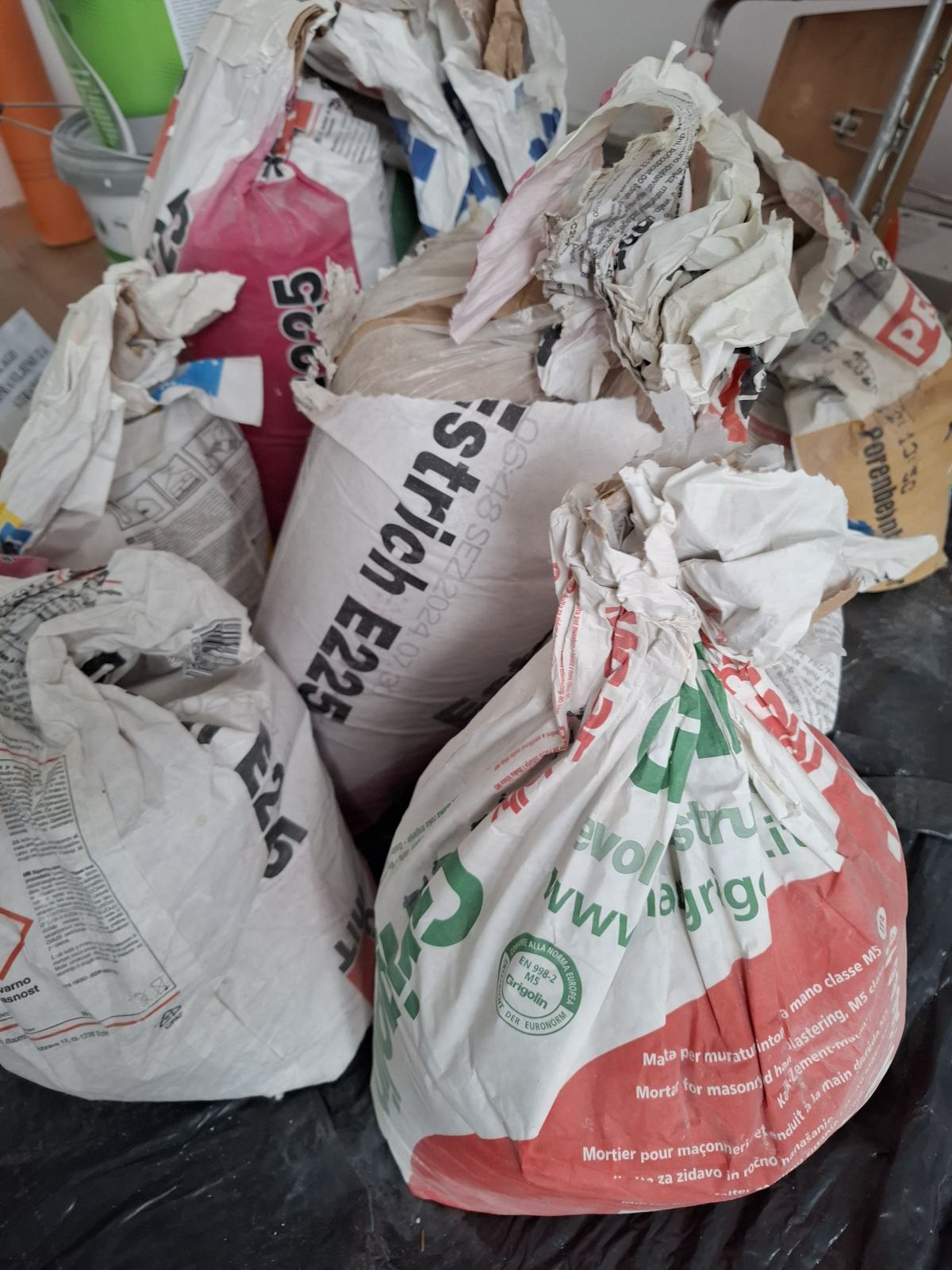 Estrih, Knauf, Grigolin, Porenbetonkleber, Eumat lepilo