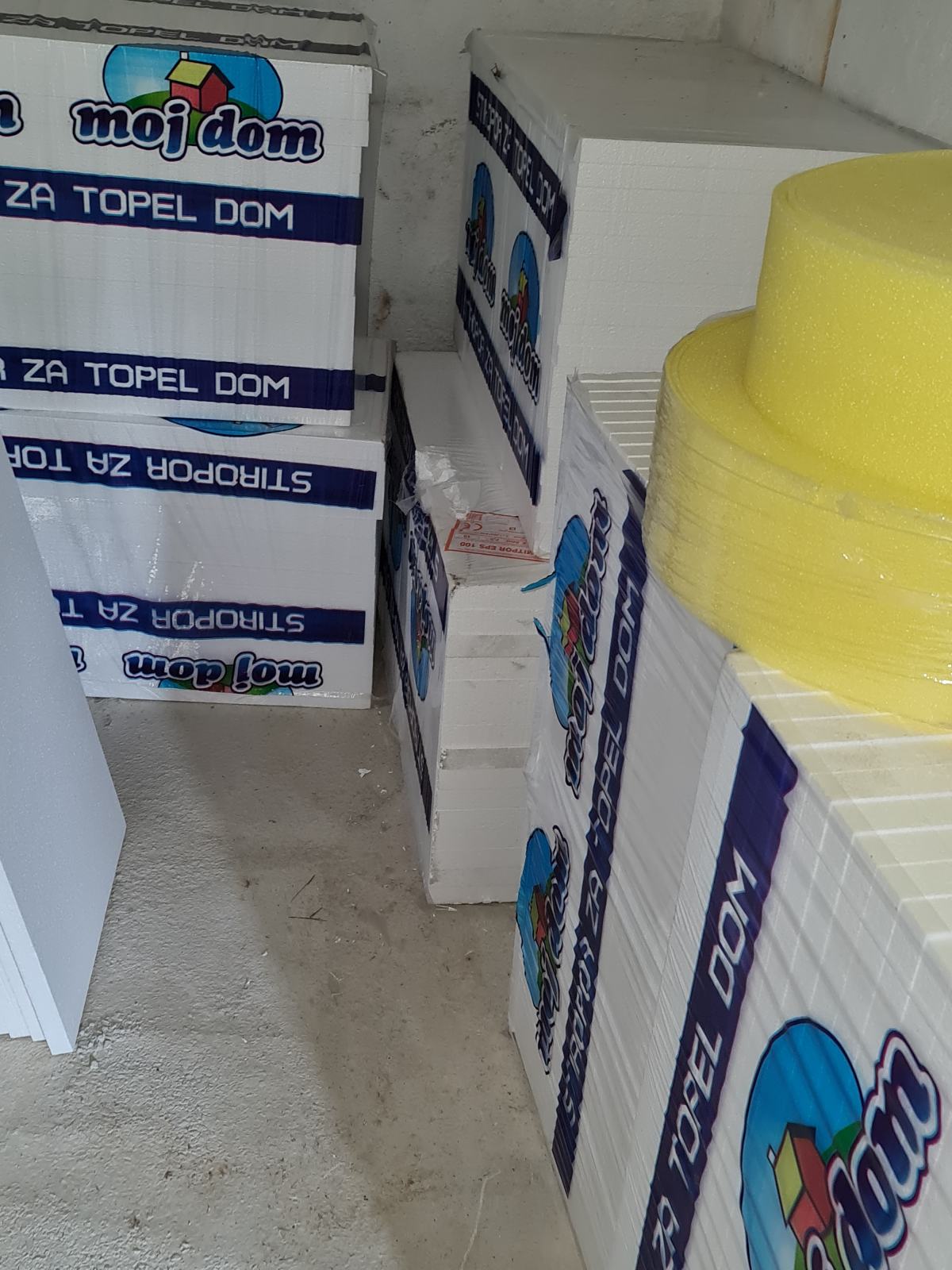 Stiropor eps100, robni trak