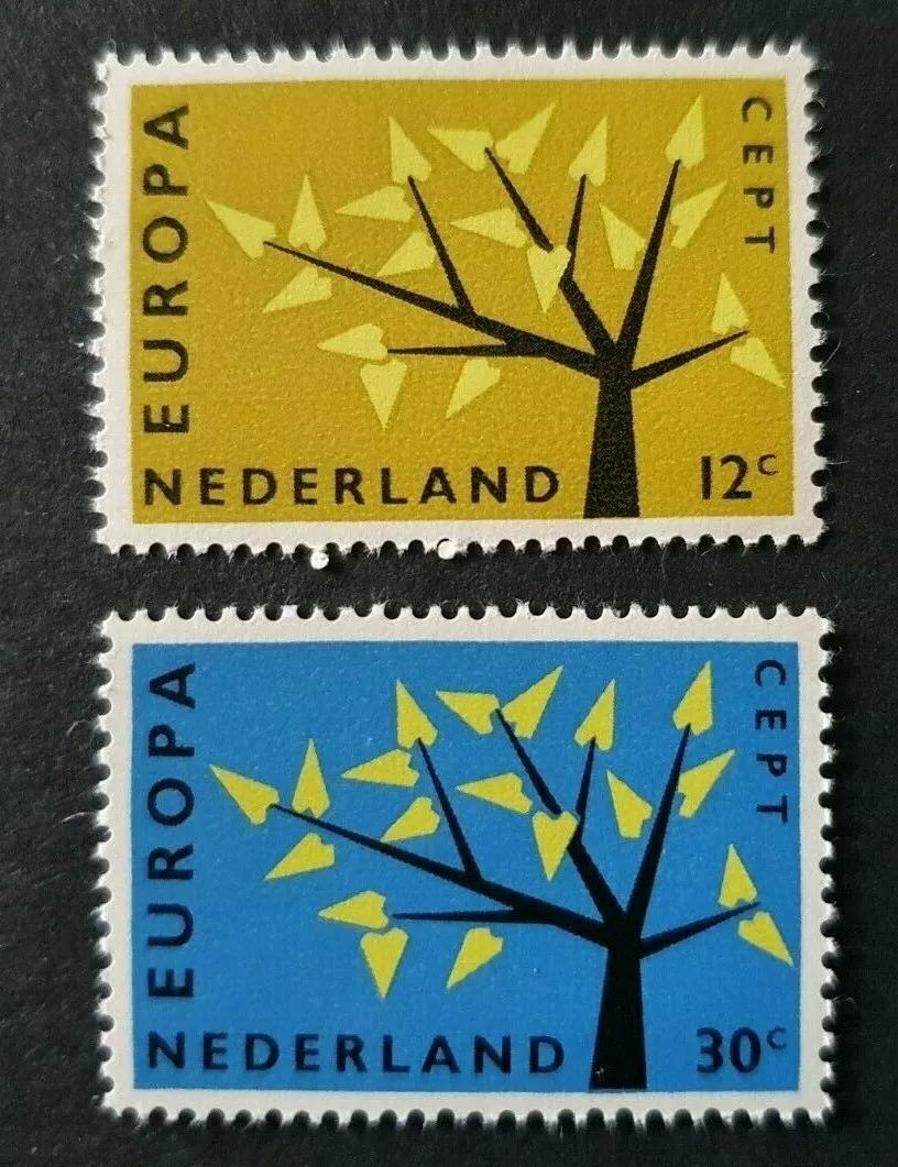 NIZOZEMSKA 1962 EVROPA CEPT DREVESA ** Mi 782/83 ** serija (5)