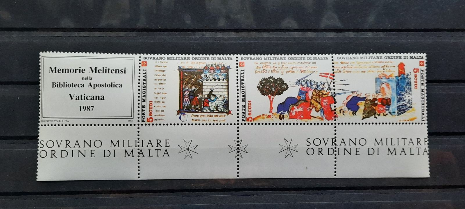 slike - Malteški viteški red 1987 - serija, čiste (Rafl01)