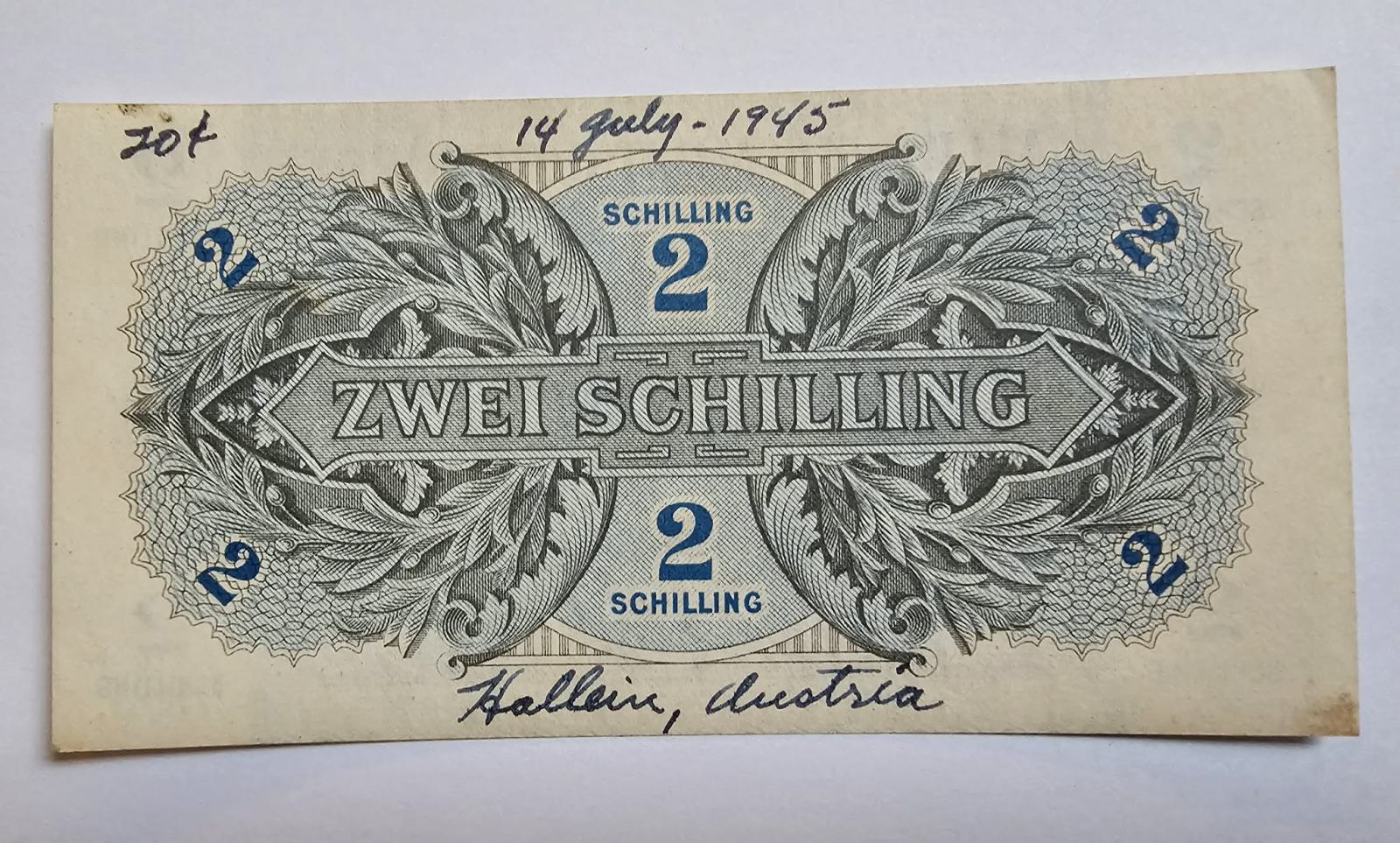 AVSTRIJA , 2 šilinga 1944 - ALLIIERTE MILITÄRBEHÖRDE