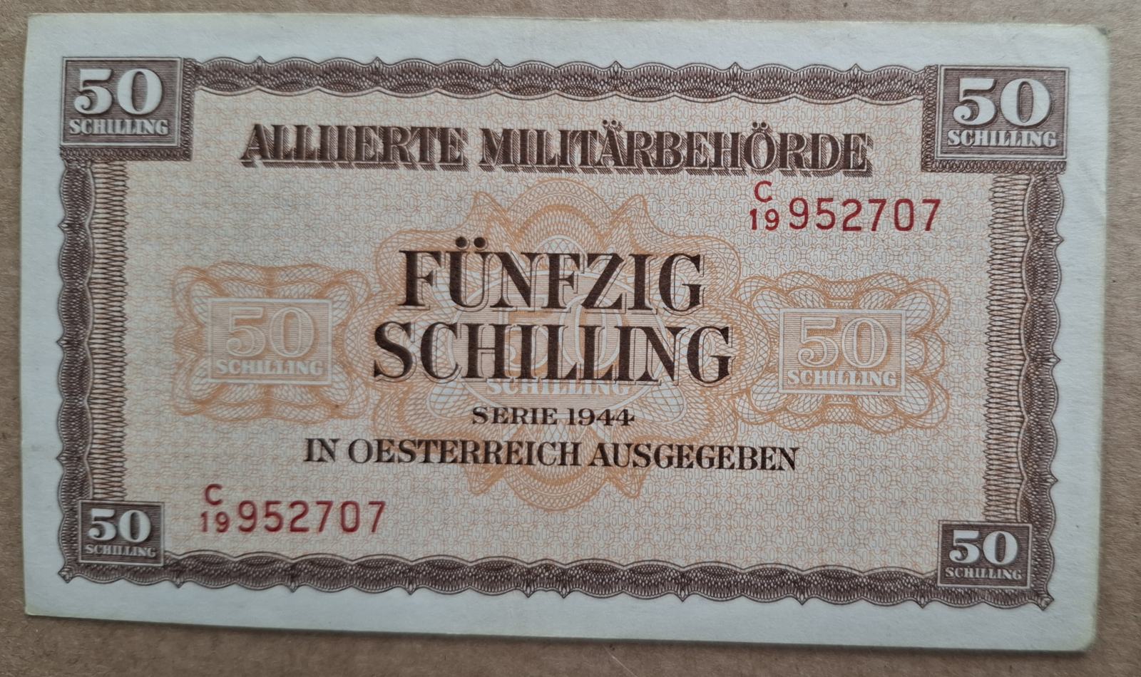 AVSTRIJA 50 SCHILLING 1944