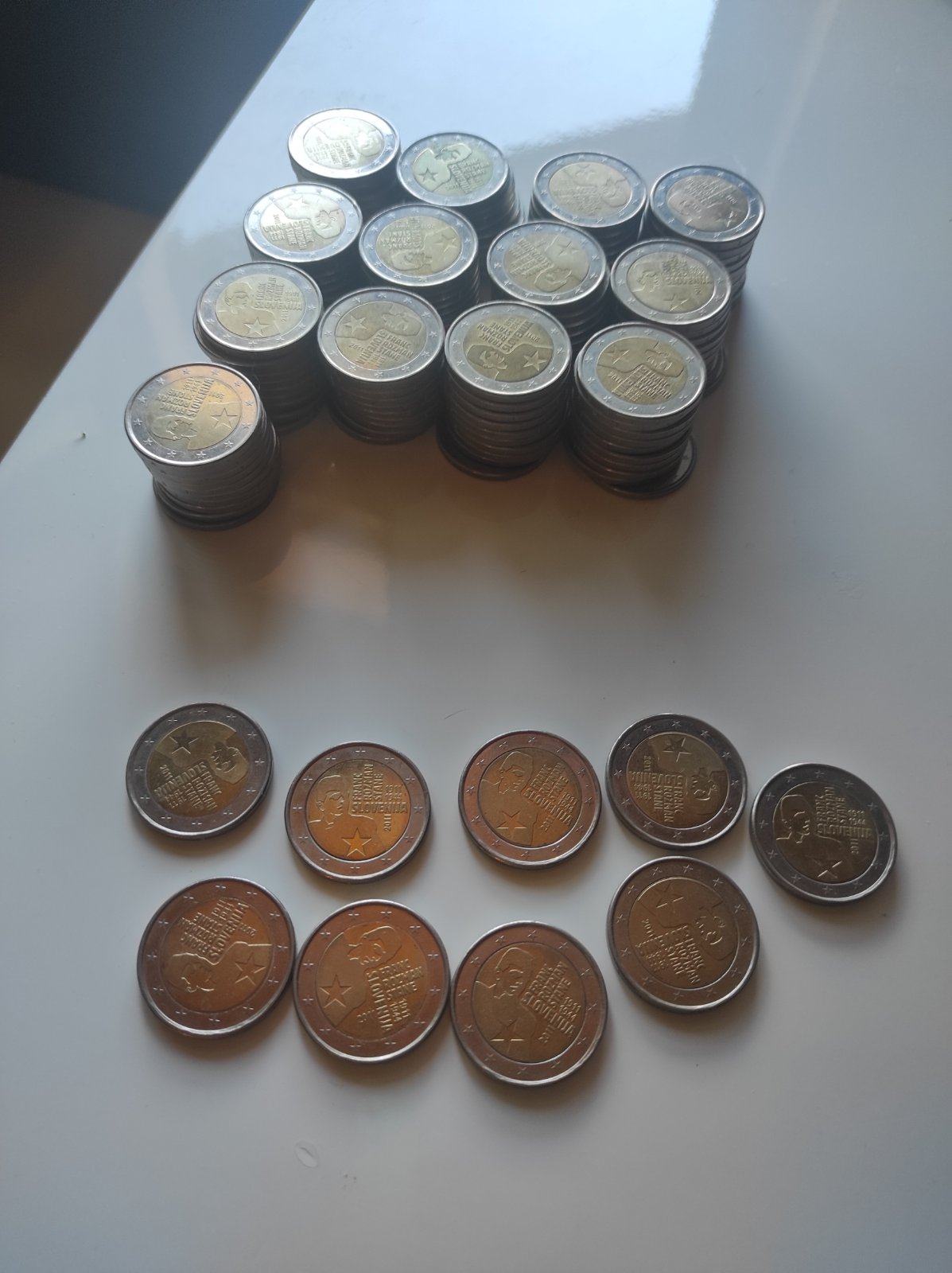 2€ - dvo evrski kovanec Franc Rozman Stane